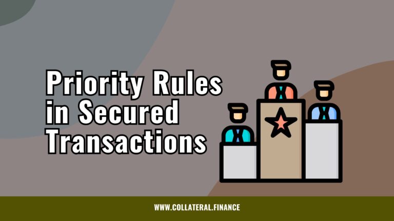 Priority Rules in Secured Transactions under UCC Article 9, Ontario ...