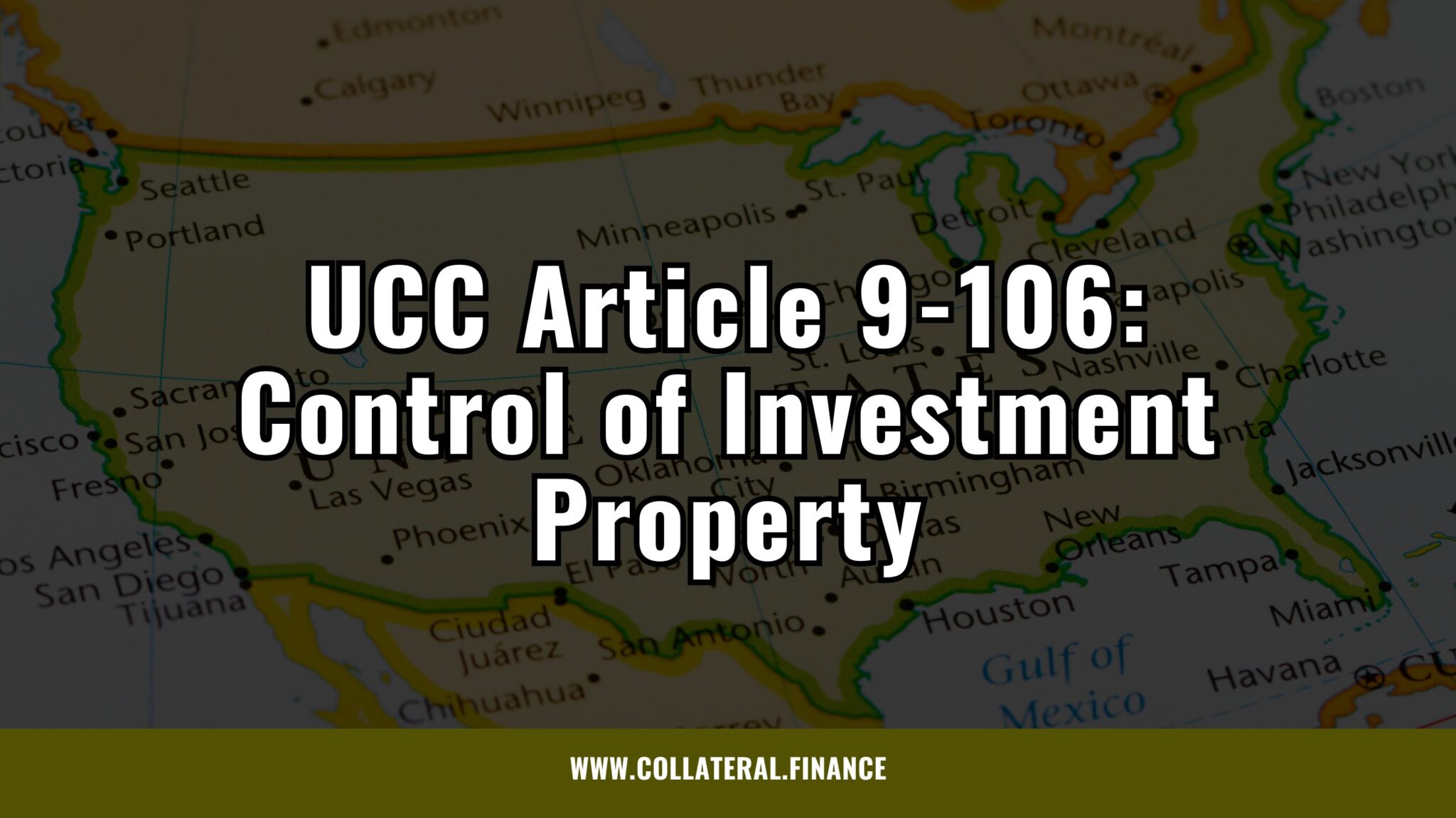 UCC Article 9-106 Analysis and Commentary: Control of Investment Property