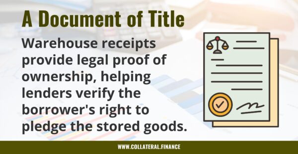 Warehouse Receipts: Title Document, Negotiability and Security ...